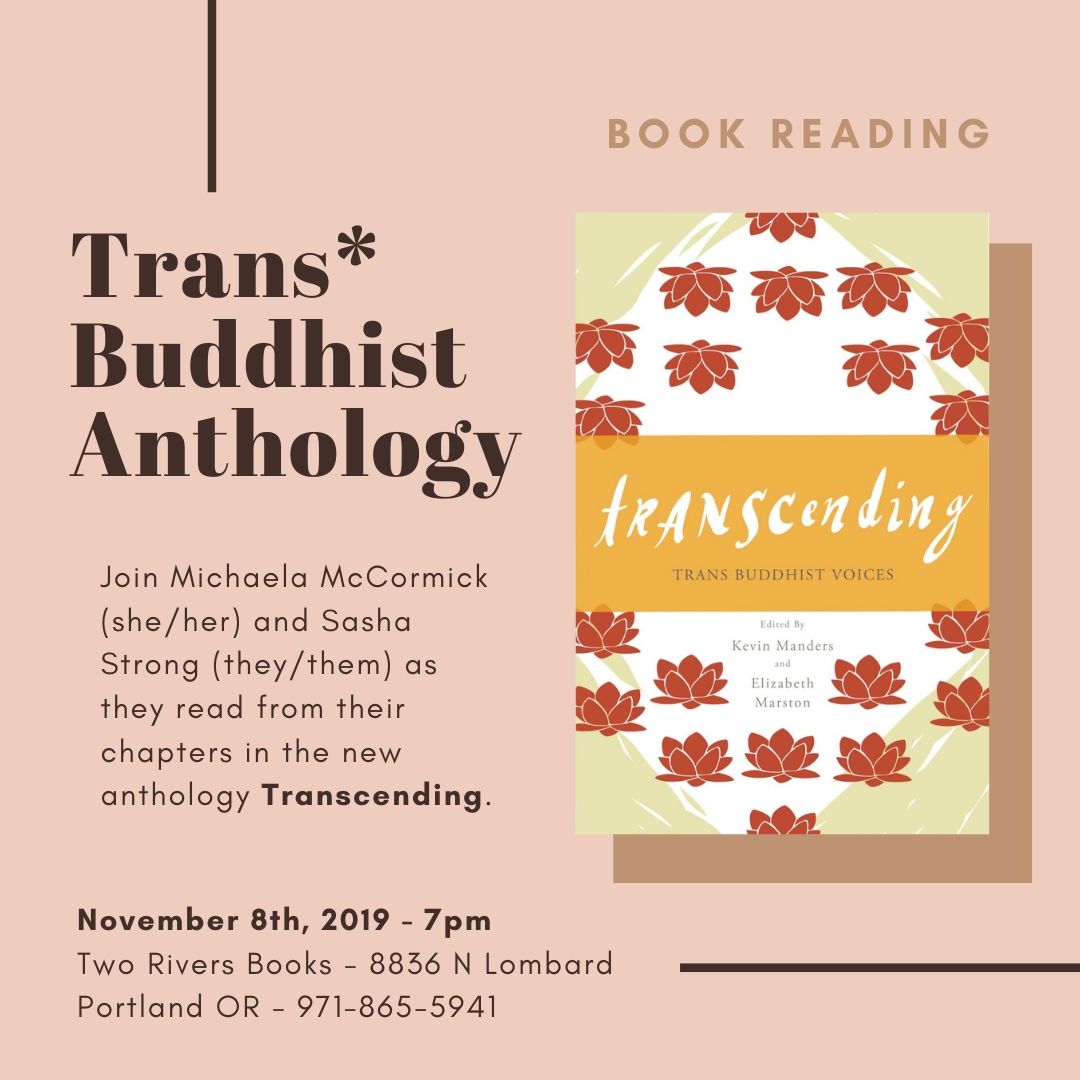 Trans* Buddhist Anthology- Book Reading on November 8th | Brilliancy ...